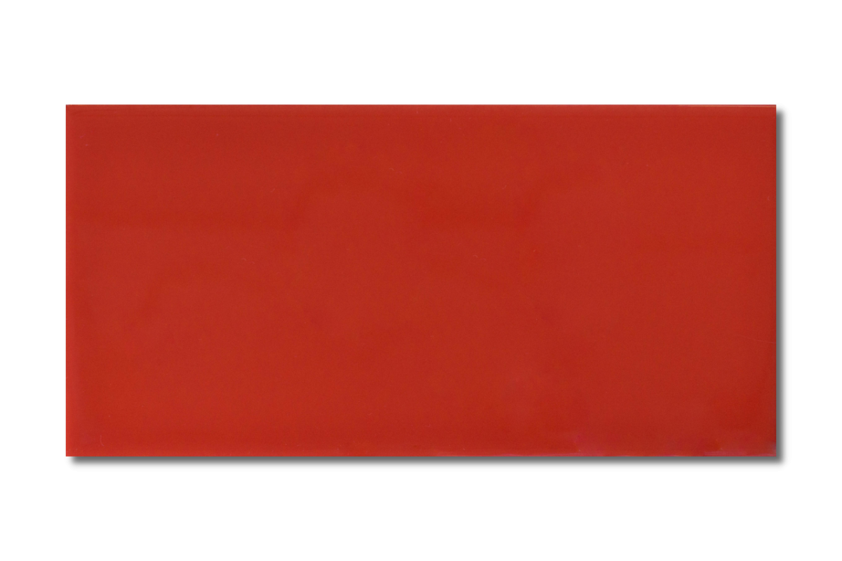 Metro Fliese rot glatt 10x20 PL - dieFliesen.com