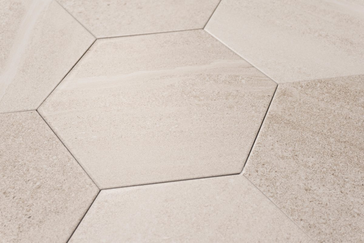 Sechseck Fliese beige 22,5x25,9 | Jetzt kaufen bei dieFliesen.com